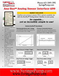 Ana-Box™ Analog Sensor Interface from New Era Pump Systems Inc.